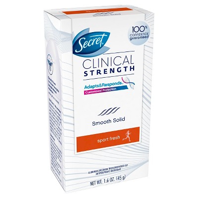 Secret Clinical Strength Soft Solid Antiperspirant and Deodorant ...