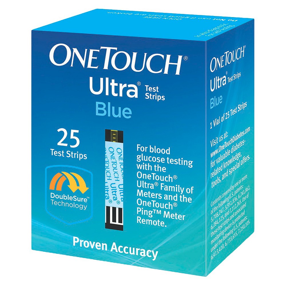 UPC 353885994255 - OneTouch Ultra Blue Test Strips - 25 Count ...