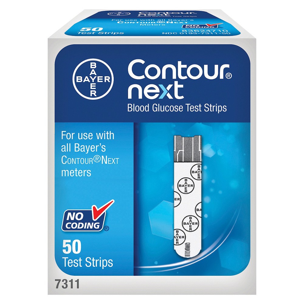 UPC 301937311505 - Bayer Contour Next Test Strips - 50 Strip ...
