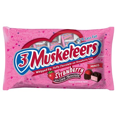 UPC 040000473077 - 3 Musketeers Dark Chocolate Strawberry Minis, 9 ...