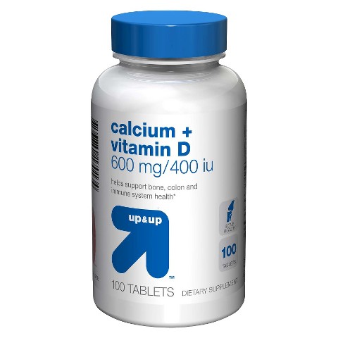 up & up™ Calcium 600 mg and Vitamin D 400 iu Tab... : Target