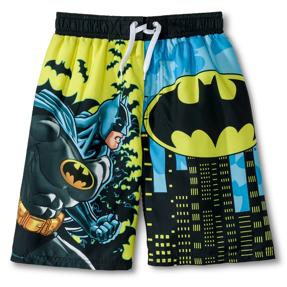UPC 704386668884 - Batman Boys Swim Trunk - Black L | upcitemdb.com