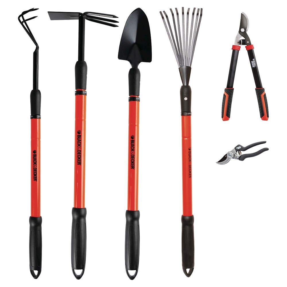 UPC 844841018639 - Black & Decker Ultimate Garden Tool Set, Set of 6 ...