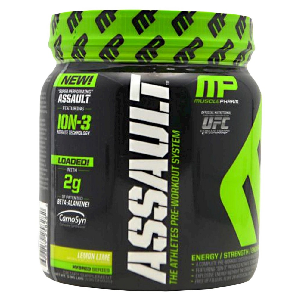 UPC 696859258282 - Muscle Pharm Assault Lemon-Lime Pre-Workout Powder ...