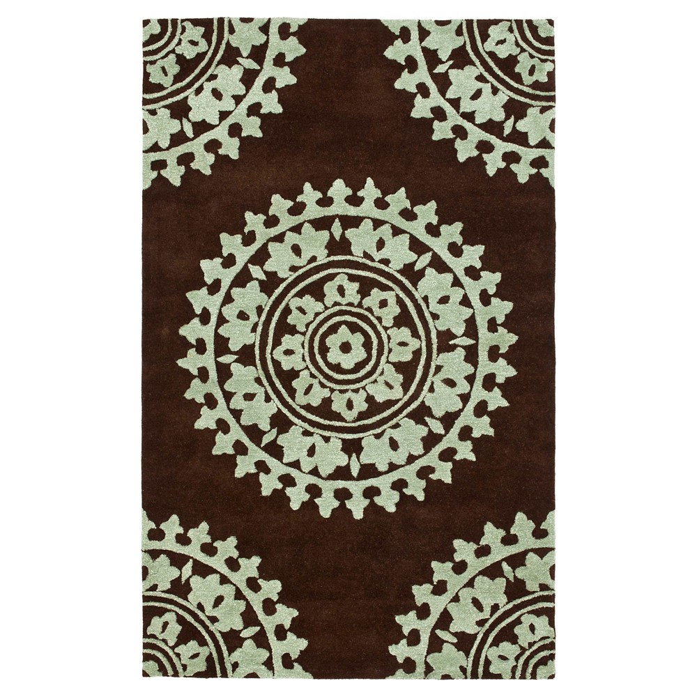 UPC 683726815914 - Safavieh Anchorage Area Rug - Brown / Teal (7'6" X 9 ...